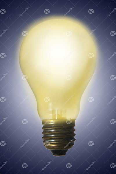 Glowing Light Bulb stock image. Image of evolve, glow - 1460115