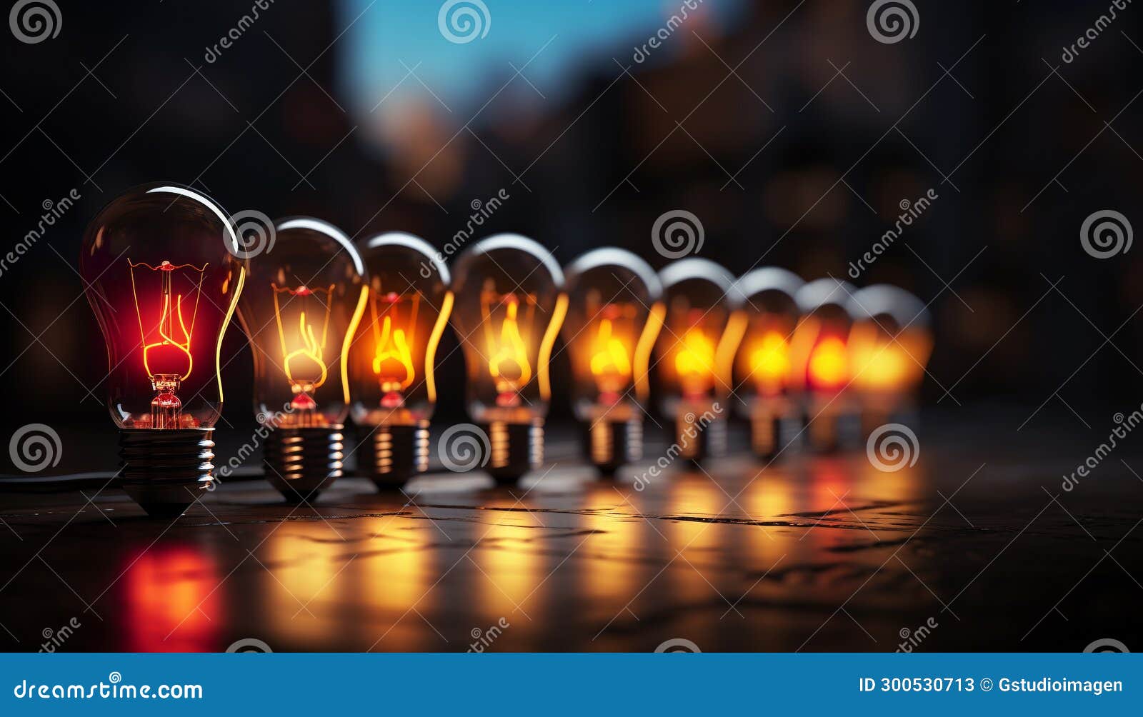 Glowing Light Bulb Illuminates Ideas and Innovation Generated by AI ...