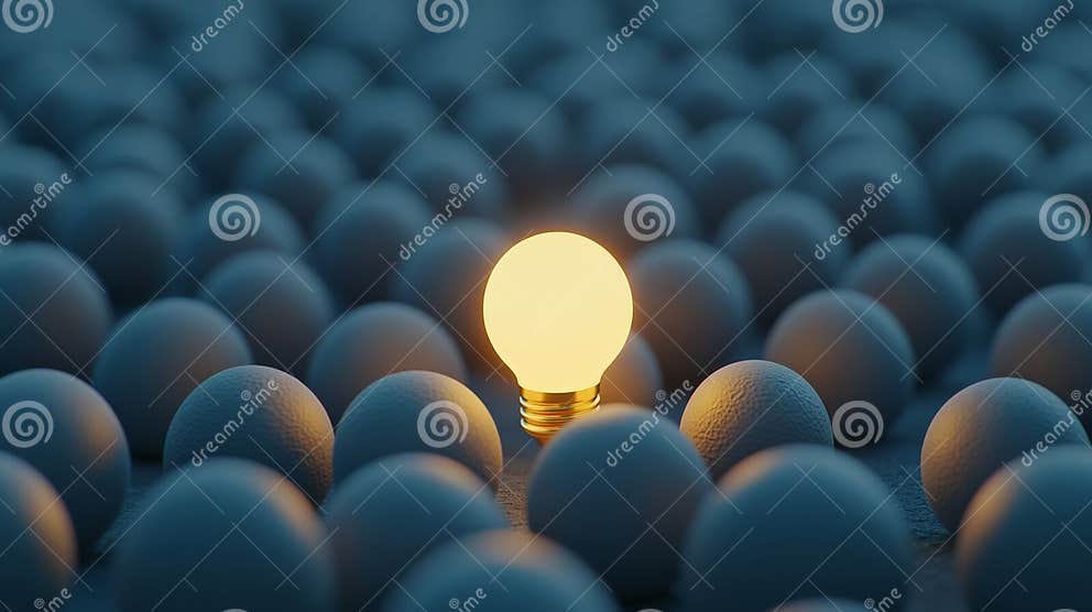 Glowing Light Bulb among Matte Spheres, Uniqueness and Innovation ...