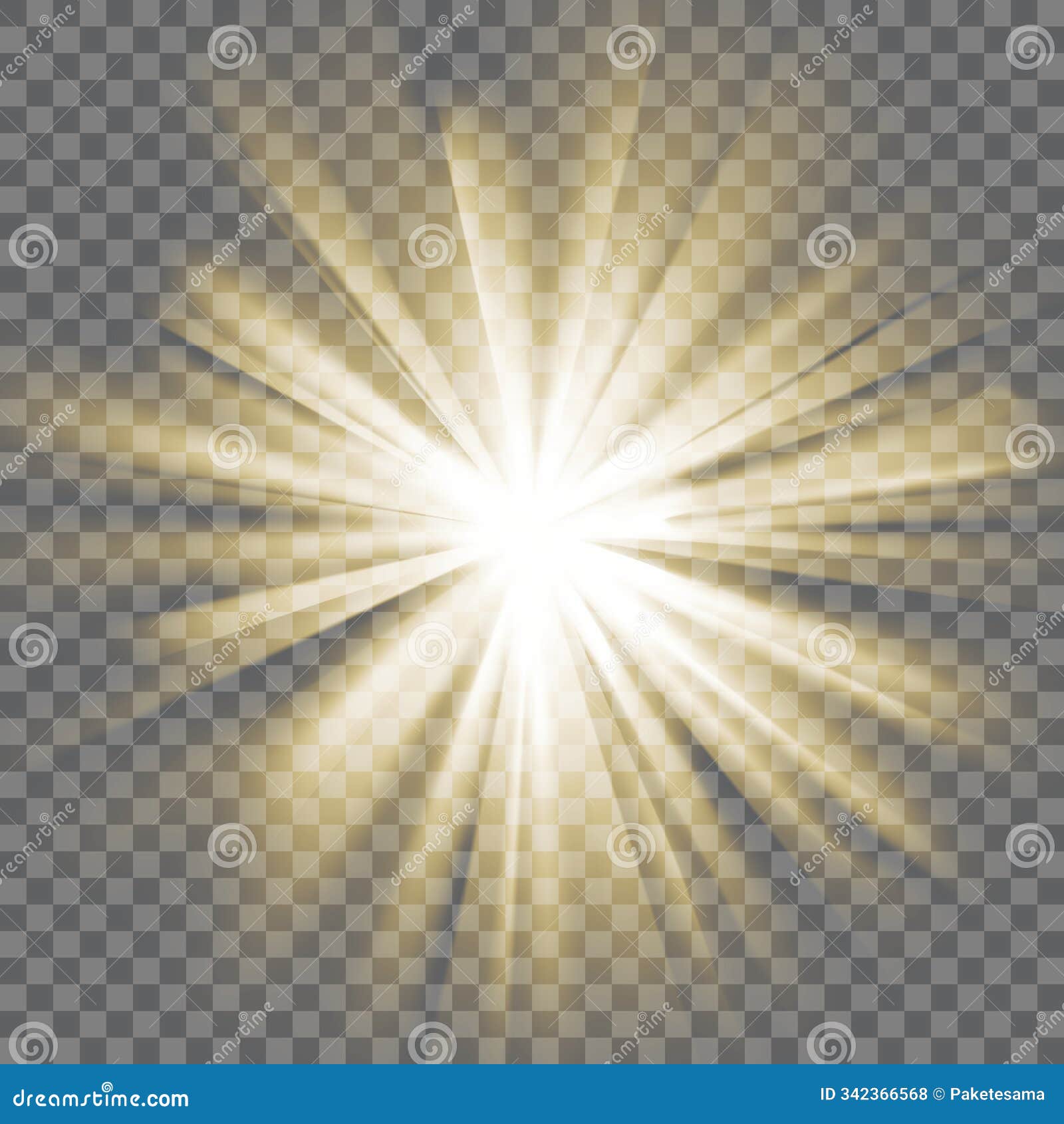 Glowing light burst stock illustration. Illustration of yellow - 342366568