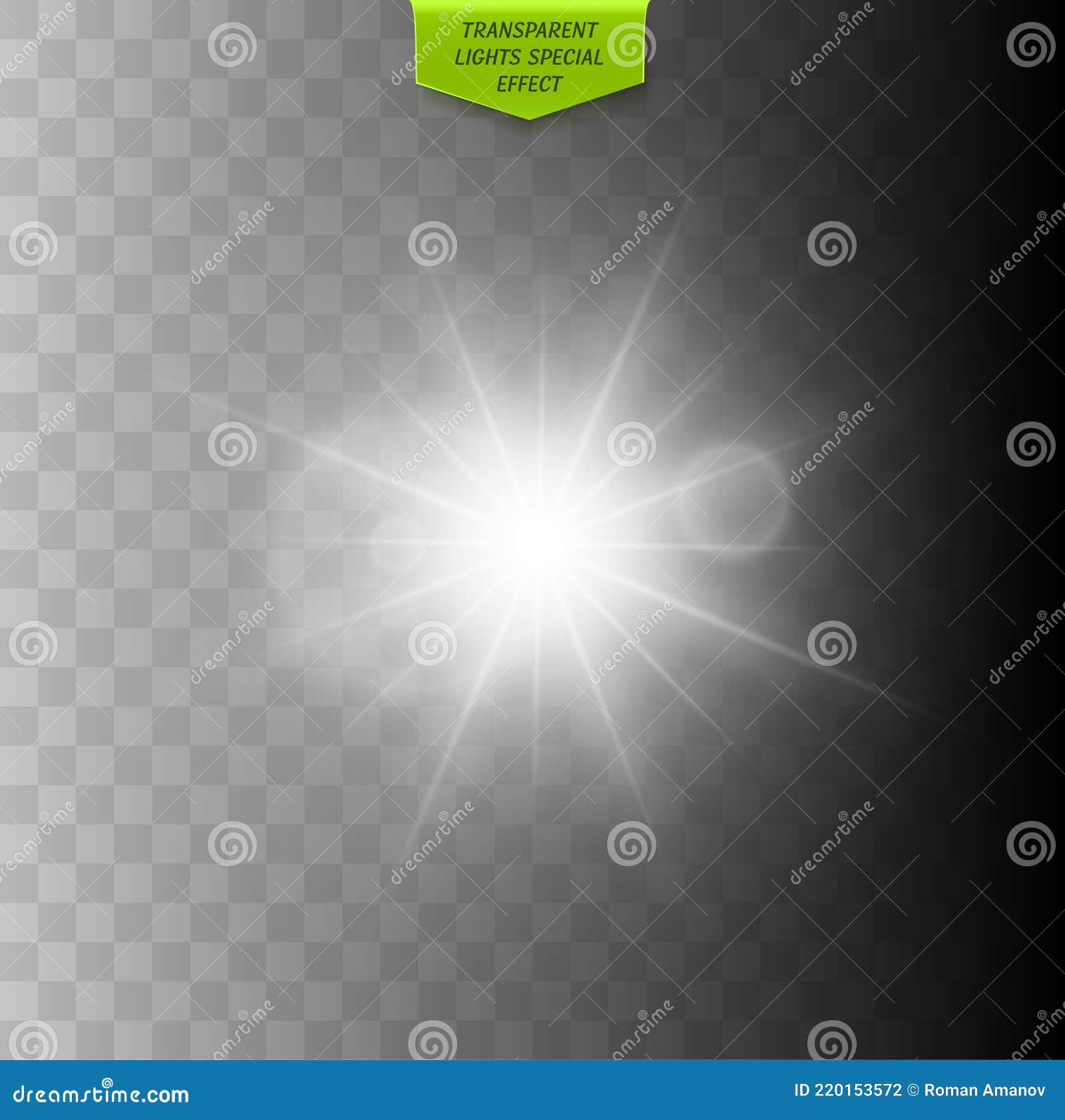 Glowing Light Effect. Glowing Spark Stock Vector - Illustration of ...