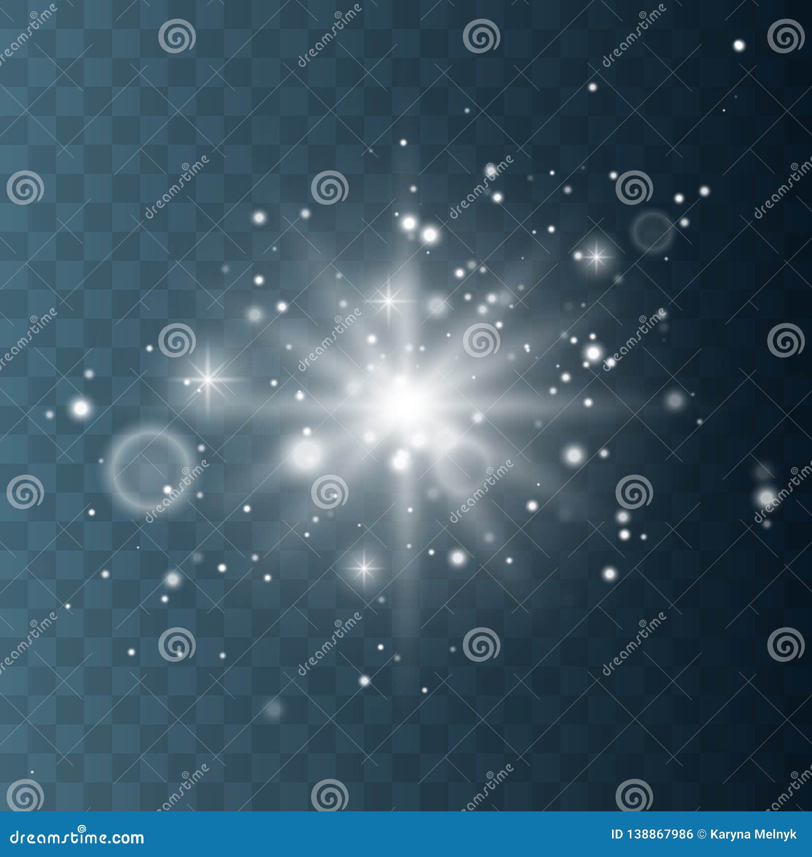 Glowing light effect stock vector. Illustration of glow - 138867986