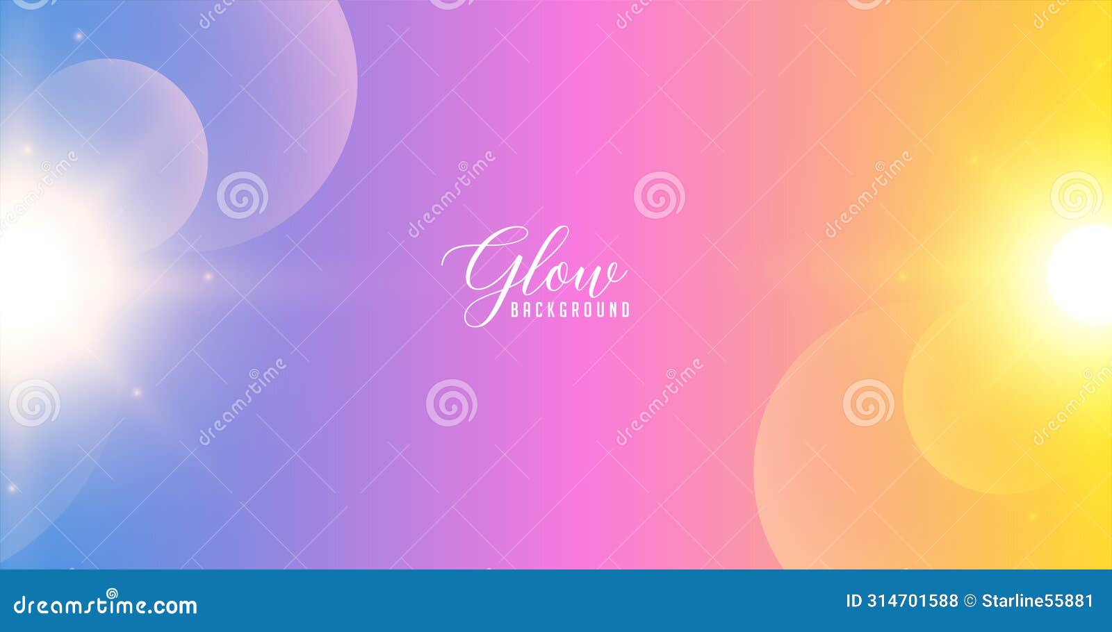 Glowing Light Flare Wallpaper with Shiny Effect Stock Vector ...