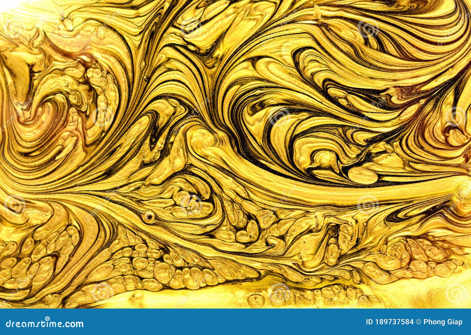 Glowing Light Gold Paint Steel Wall Texture, Abstract Pattern ...