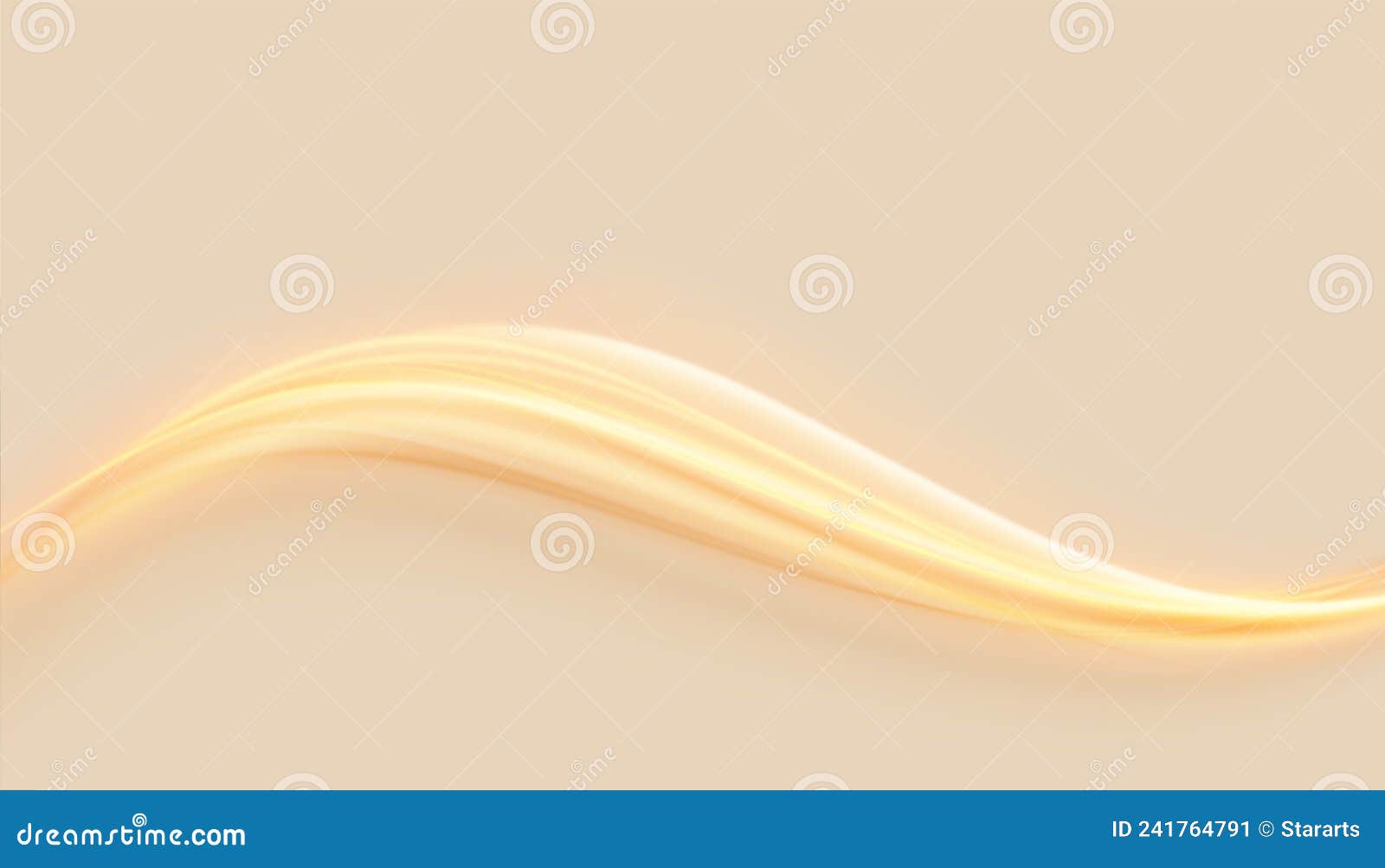 Glowing Light Wave Effect Background Stock Illustration - Illustration ...
