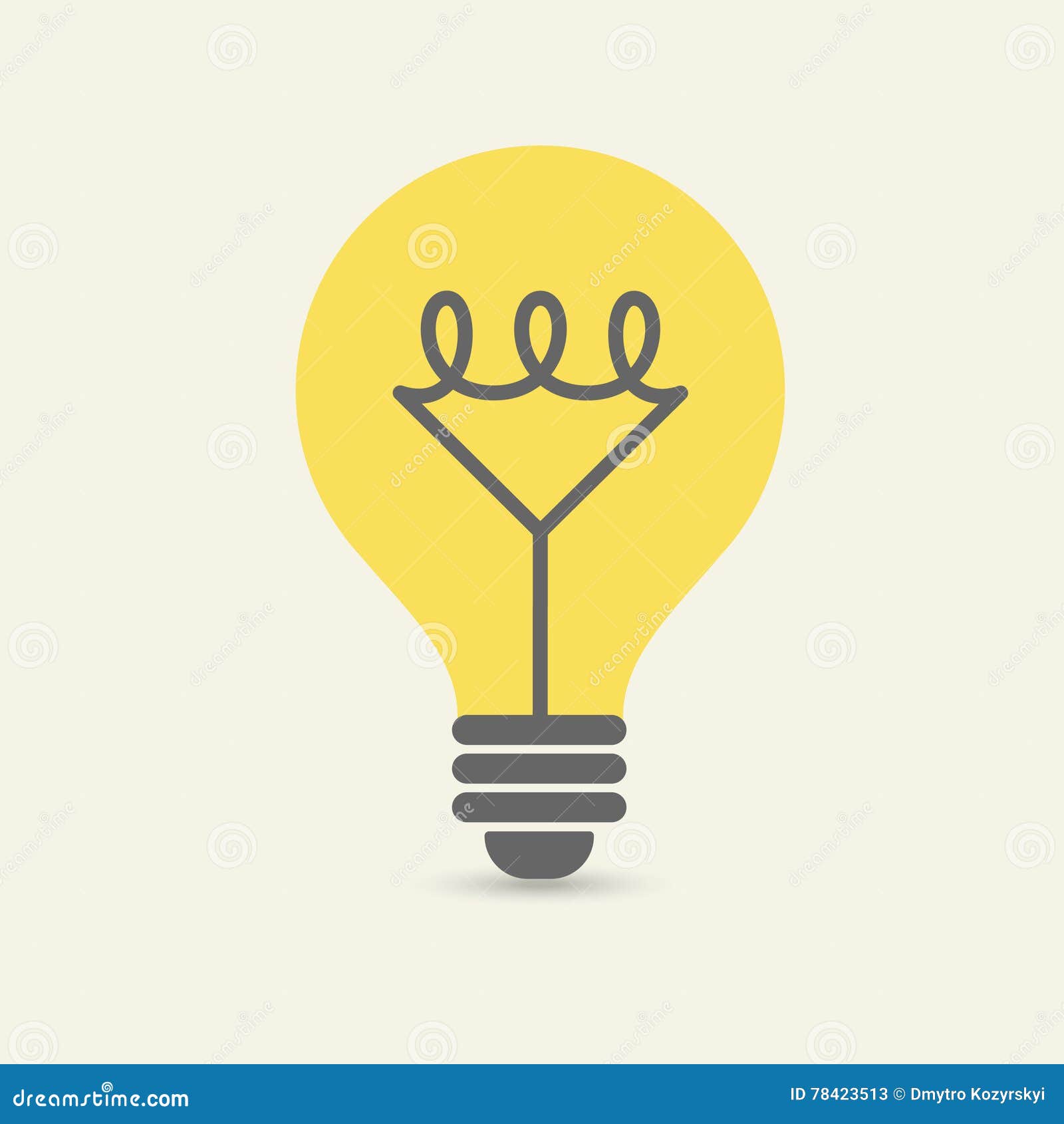 Glowing Lightbulb, Inspiration, Insight Concept. Stock Vector ...