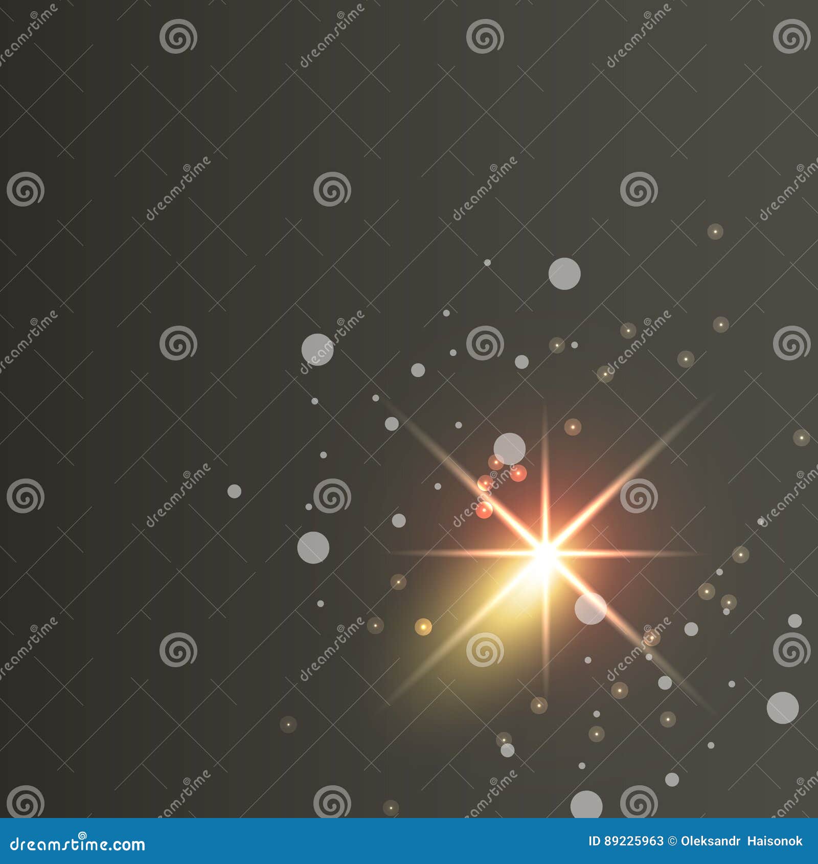 Glowing Lights Effects on Dark Background. Glow Light Effect Stock ...