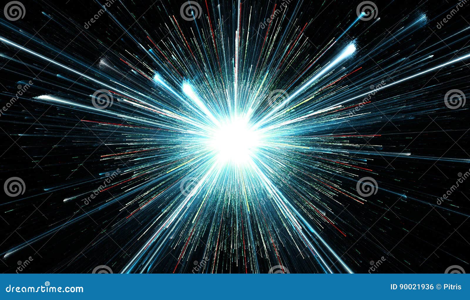 Glowing Lights, Particle Explosion Stock Illustration - Illustration of ...