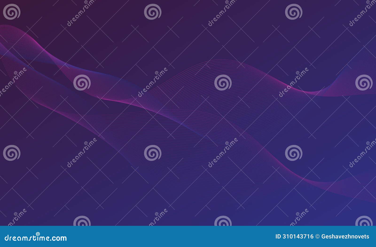 Glowing Iolet Lines on Blue-violet Background. Vector Illustration ...