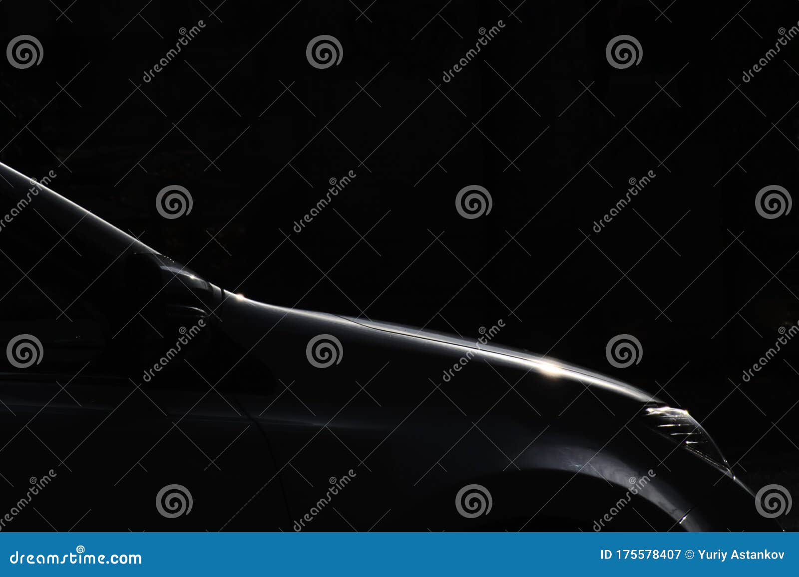 Glowing Machine Outline on a Black Background Stock Image - Image of ...