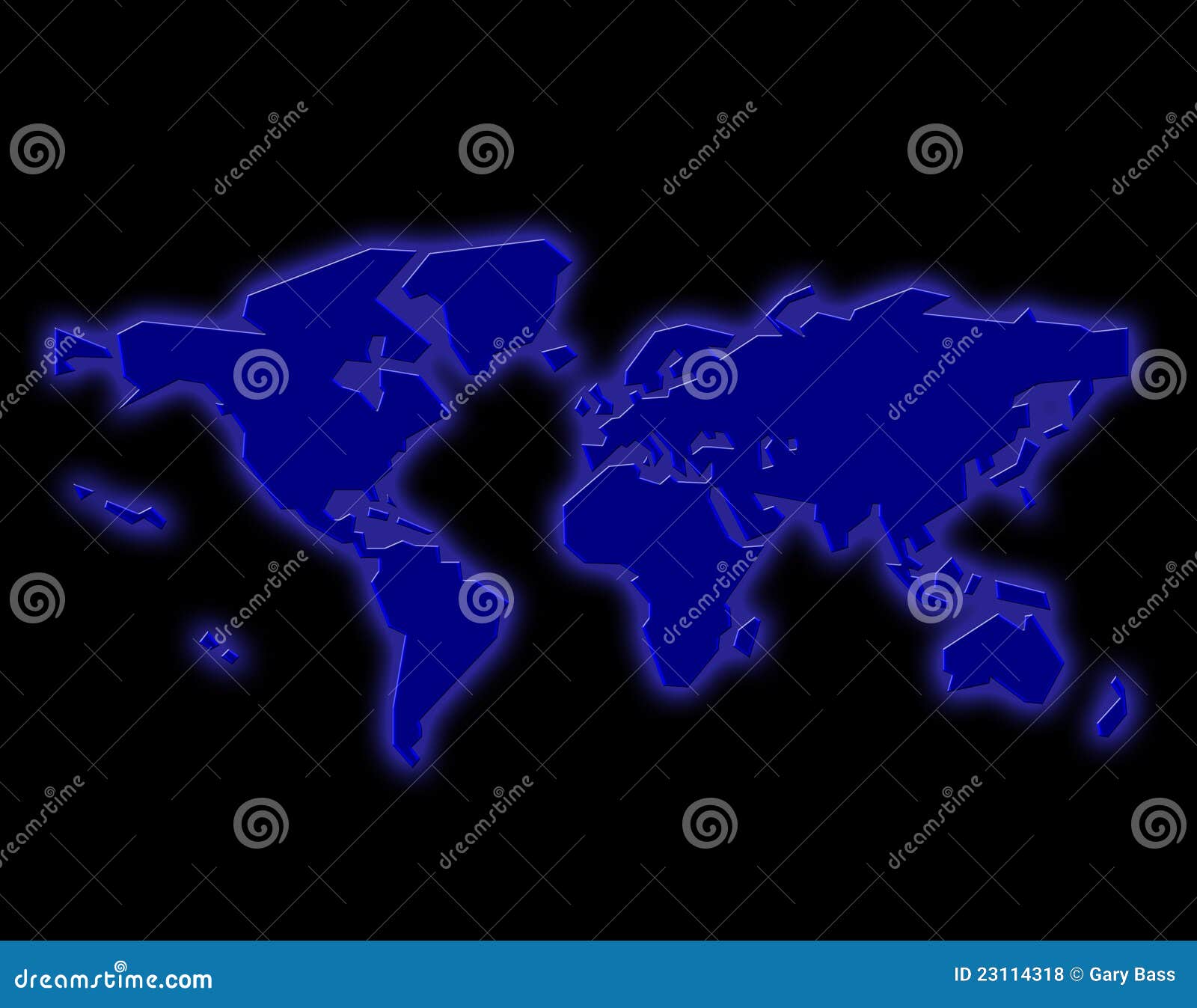 Glowing Map Stock Photography | CartoonDealer.com #23114318