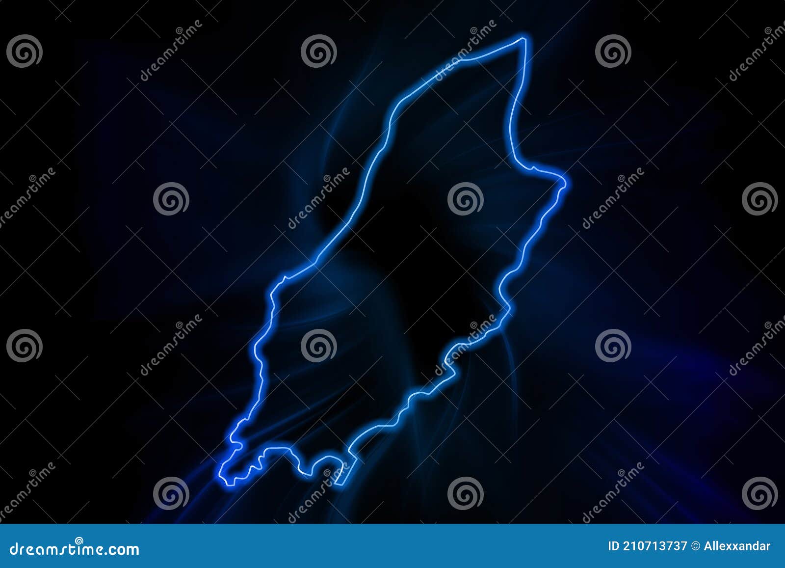 Glowing Map of Isle of Man, Modern Blue Outline Map Stock Illustration ... Glowing Map of Isle of Man, Modern Blue Outline Map Stock Illustration ...