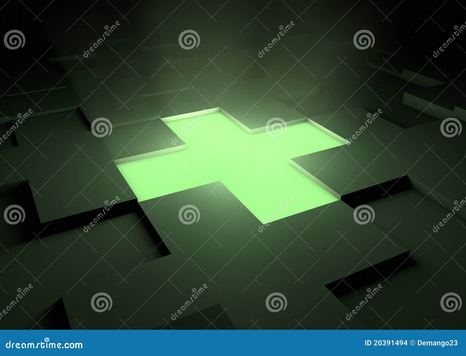 Medical Cross Alphabet Letters Set Logo Element. Corporate Branding ...