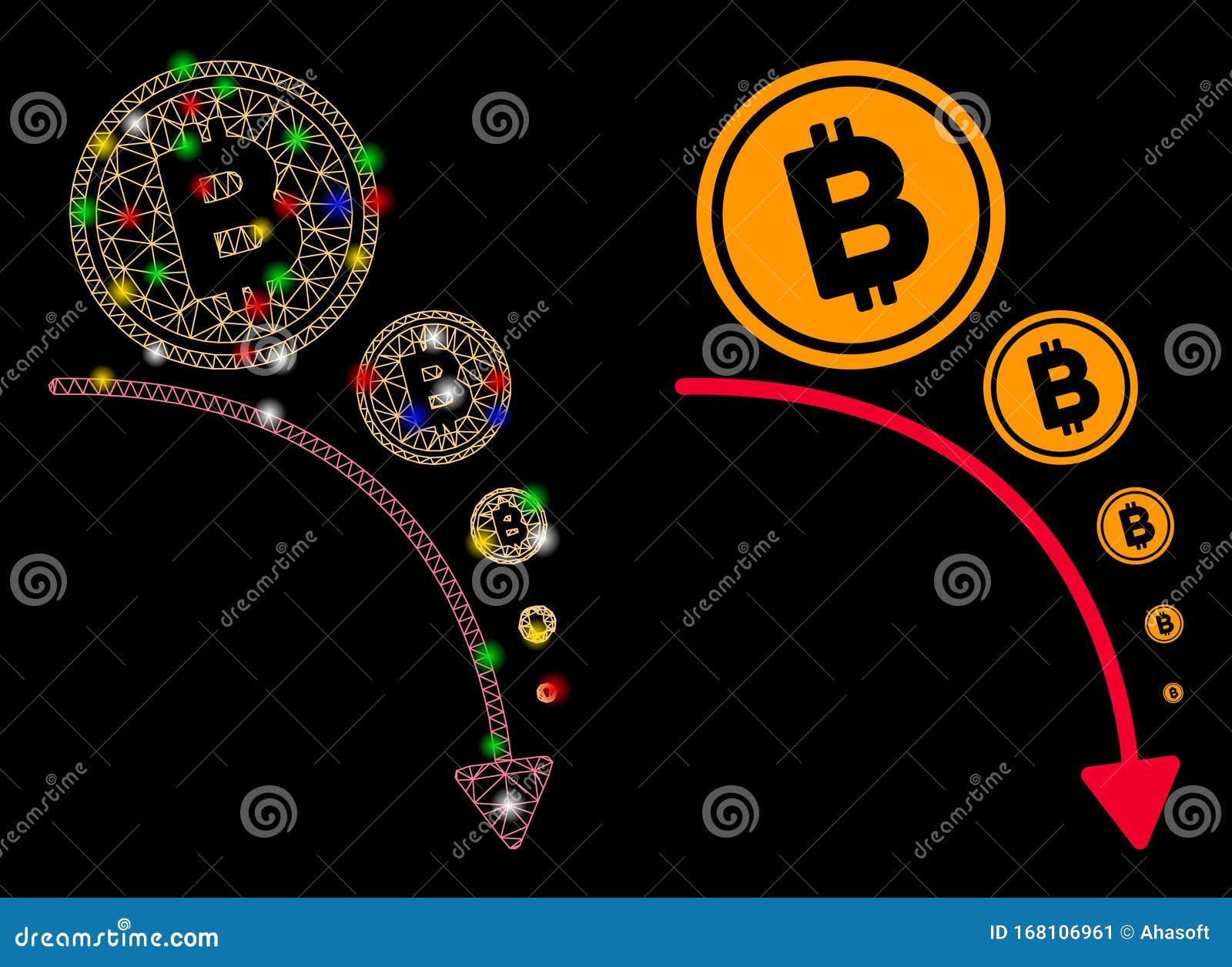 Flare Mesh 2D Bitcoin Deflation Trend Icon with Flare Spots Stock ... Flare Mesh 2D Bitcoin Deflation Trend Icon with Flare Spots Stock ...