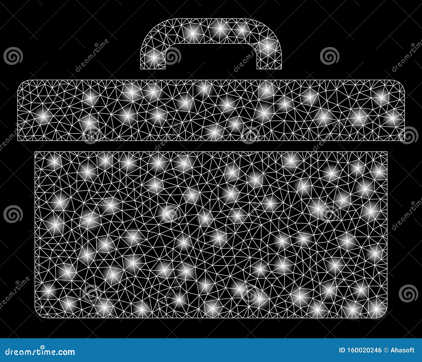 Flare Mesh 2D Toolbox with Flare Spots Stock Vector - Illustration of ...