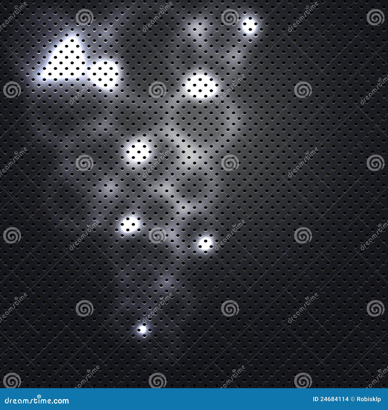 Glowing Metal Background stock vector. Illustration of circle - 24684114