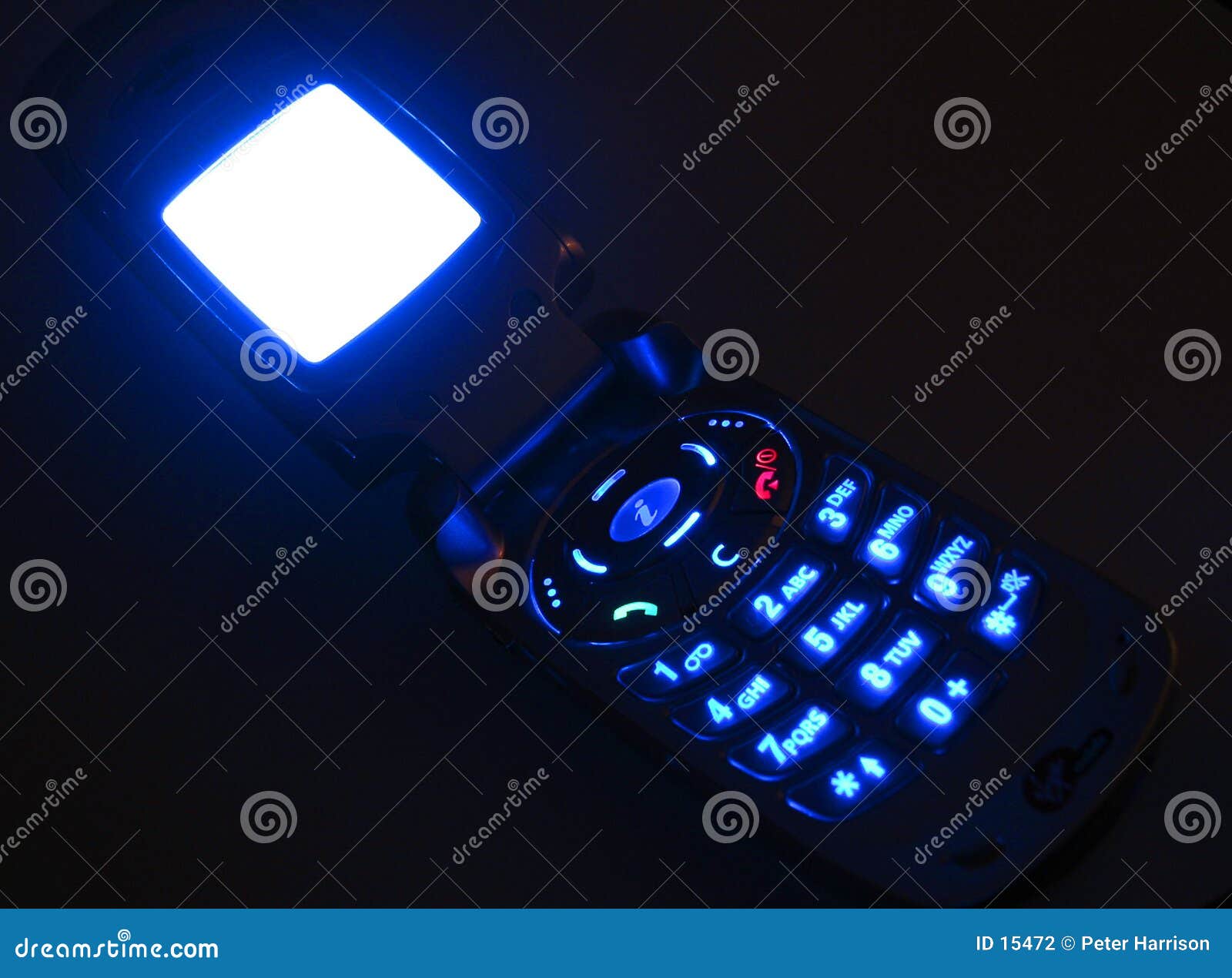Glowing Mobile Phone stock photo. Image of buttons, conversation - 15472