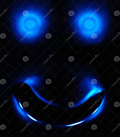 Glowing Monster Face stock illustration. Illustration of glowing - 154683