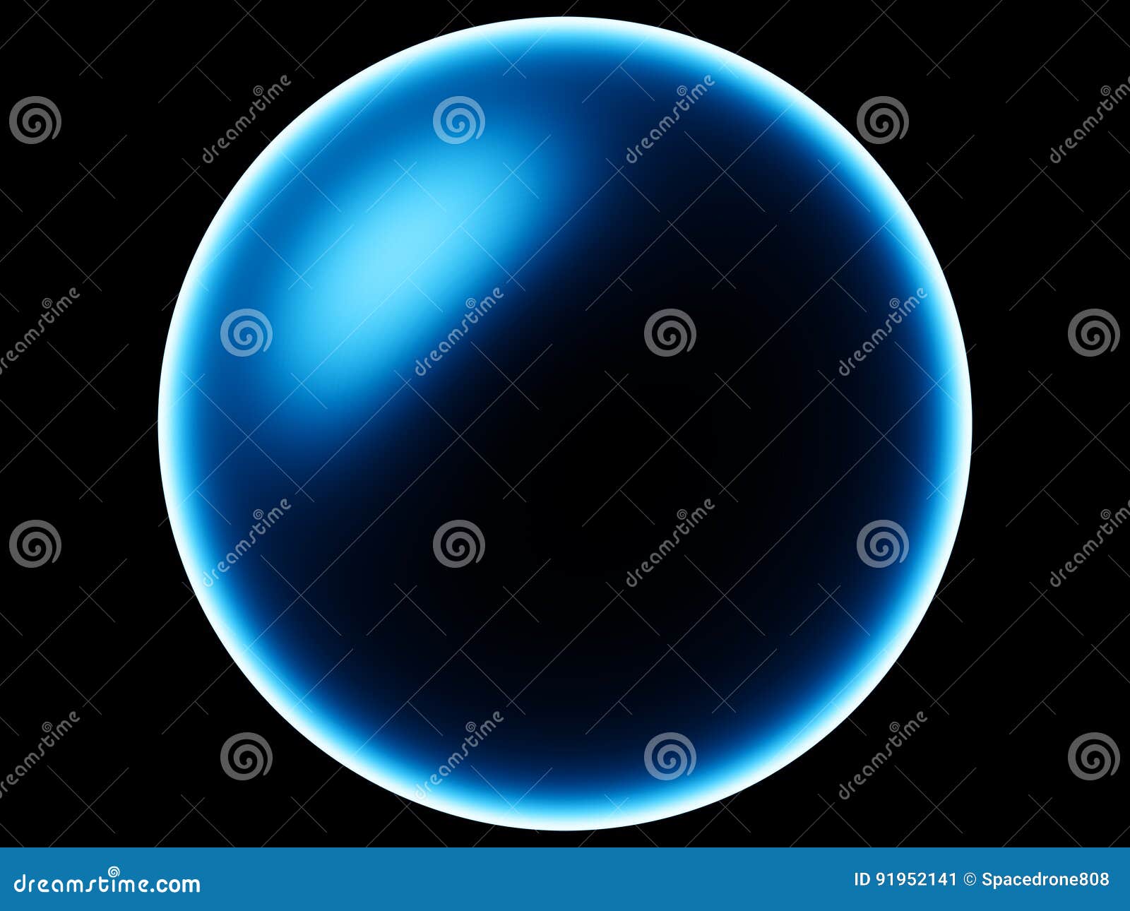 Glowing Moon Sphere Illustration Background Stock Illustration ...