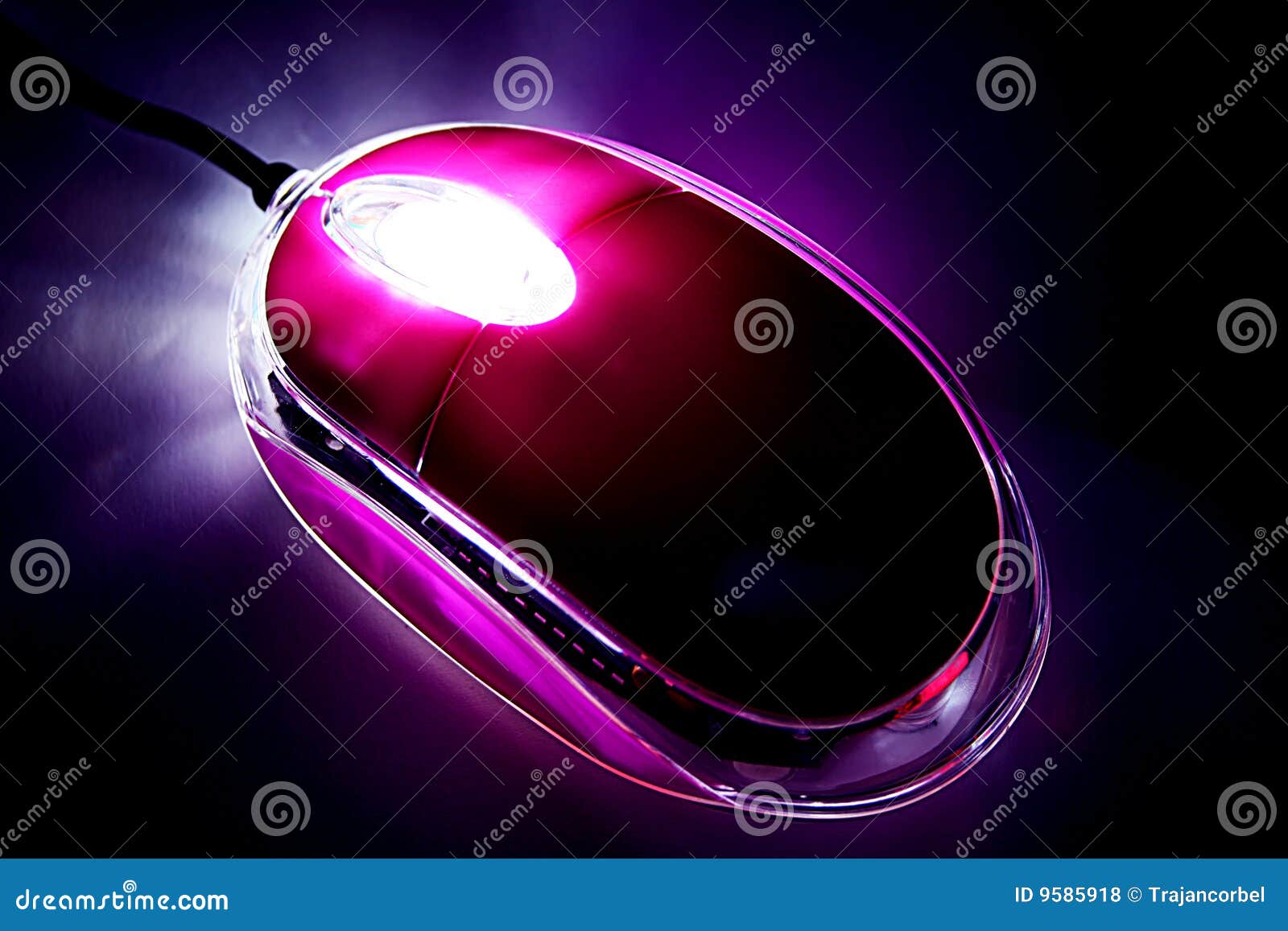 Glowing Mouse stock photo. Image of color, smart, fashion - 9585918