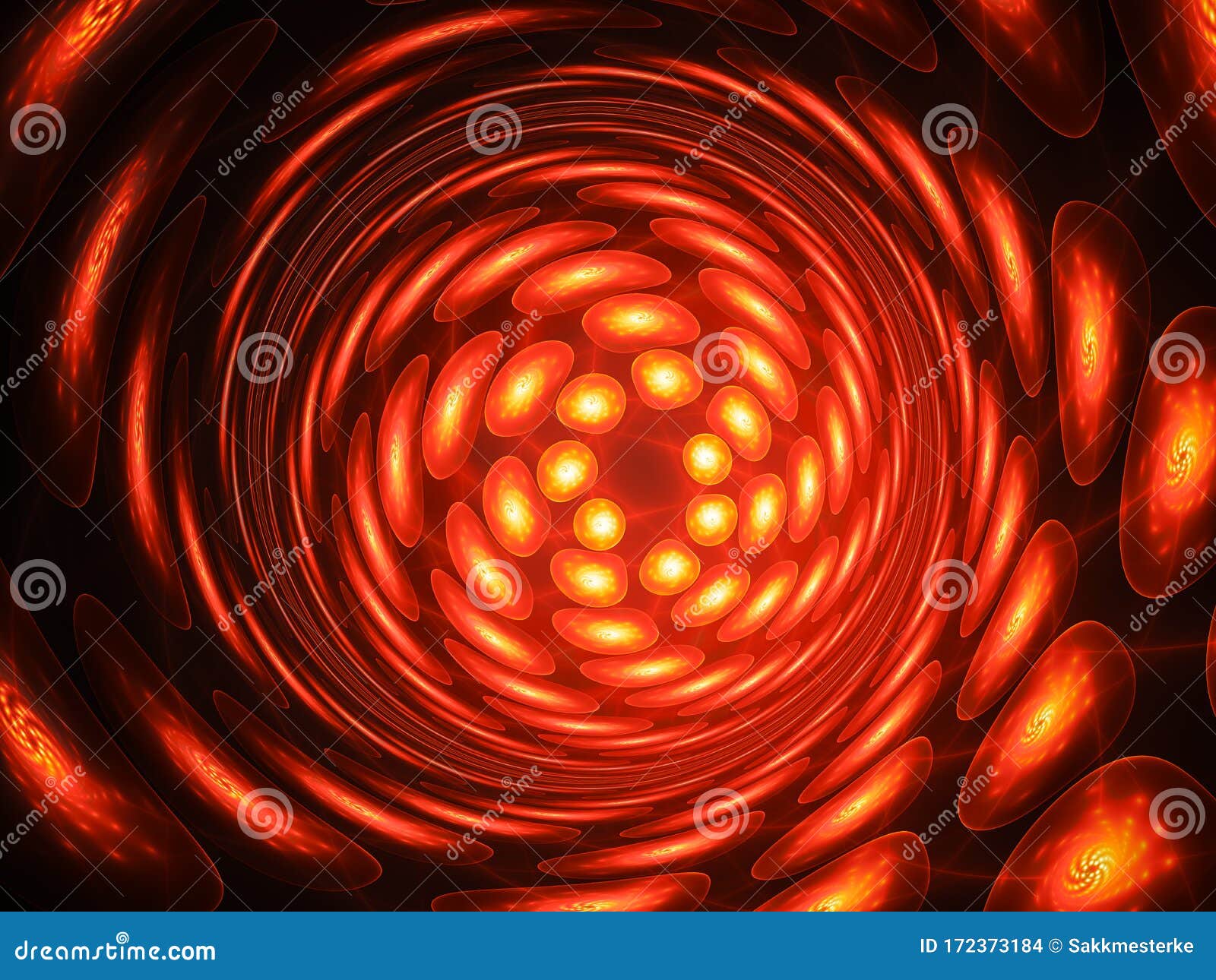 Glowing Multiverse Abstract Background Stock Illustration ...