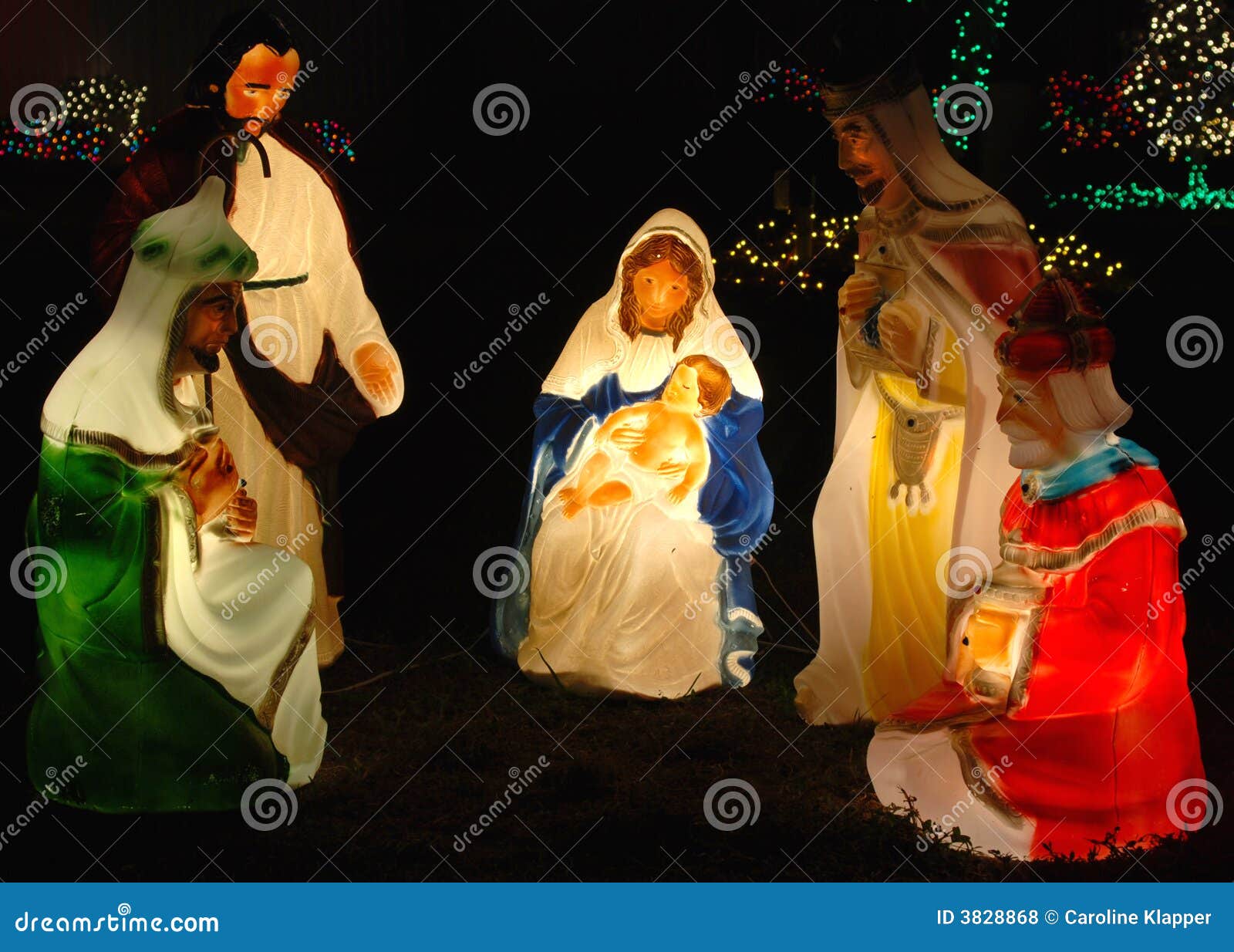 Glowing Nativity stock photo. Image of hold, scene, born - 3828868