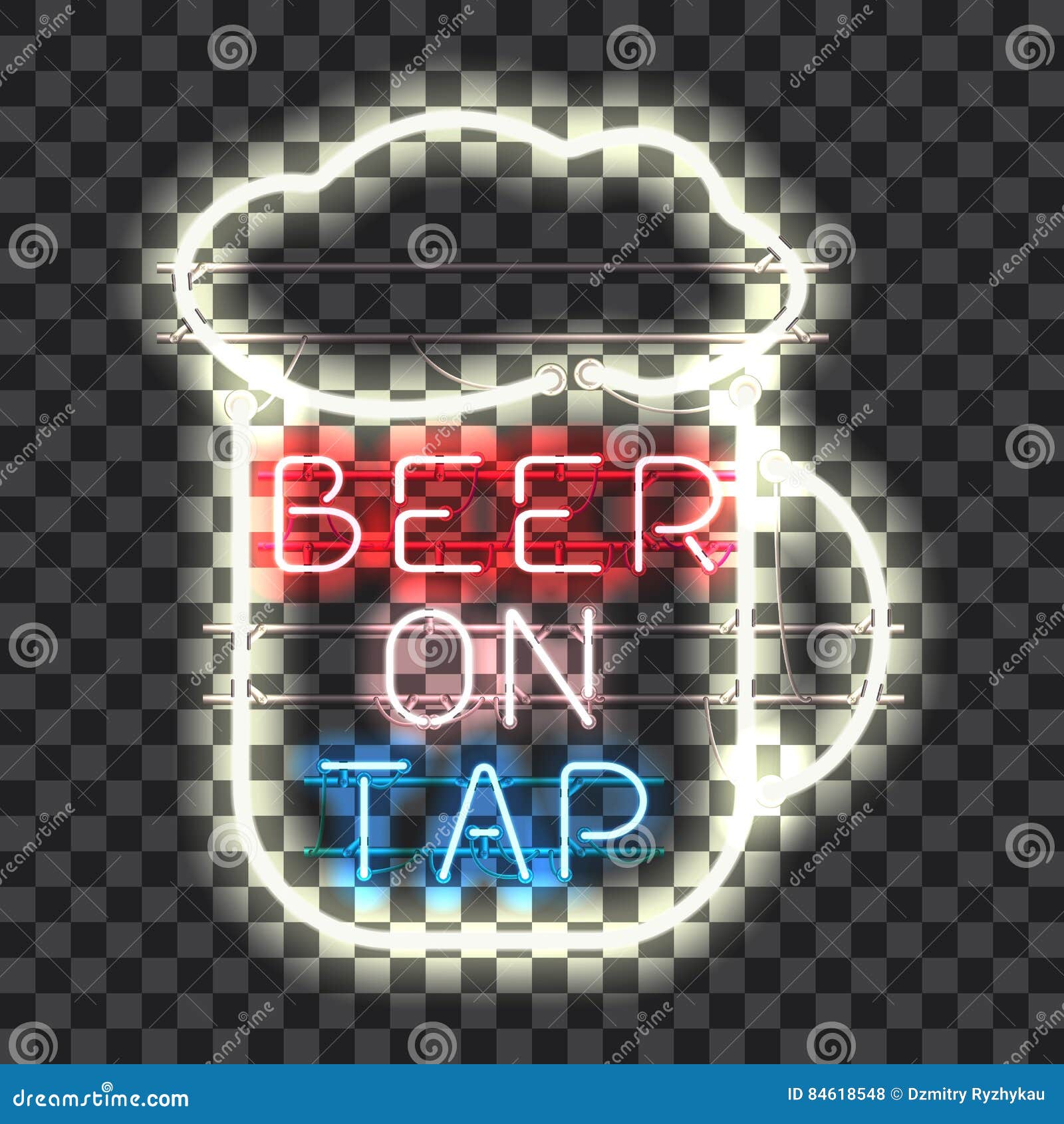 Neon Sign Beer On Tap at Liam Edgar blog