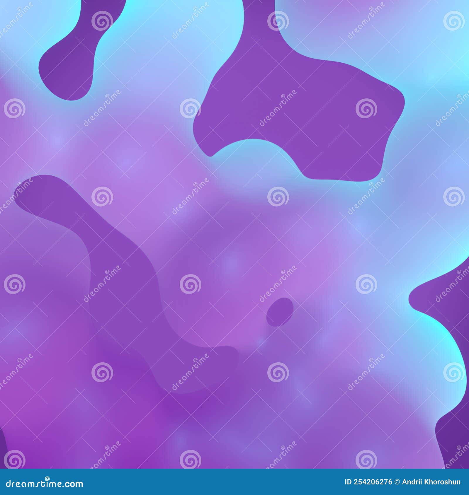 Glowing Neon Drops of Liquid. Abstract Wavy Background Stock ...