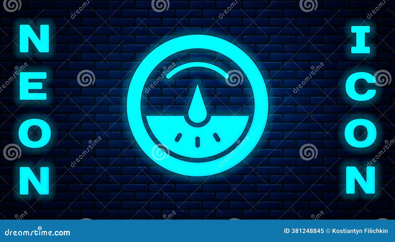 Neon Electric Transformer High Voltage Substation Energy Power Red ...