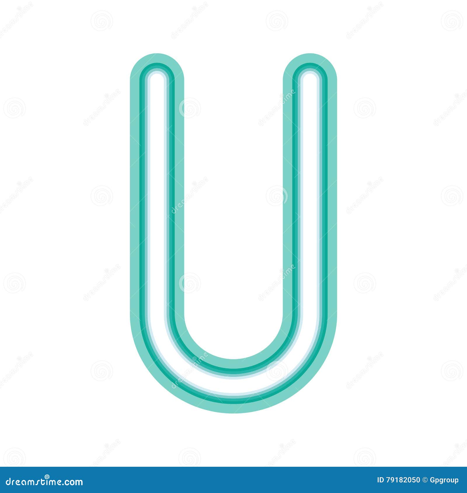 Glowing neon letter U stock vector. Illustration of retro - 79182050