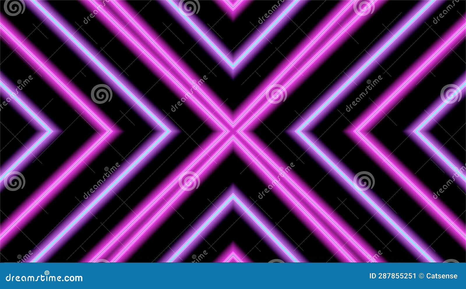 Glowing Neon Lights Background Stock Illustration - Illustration of ...