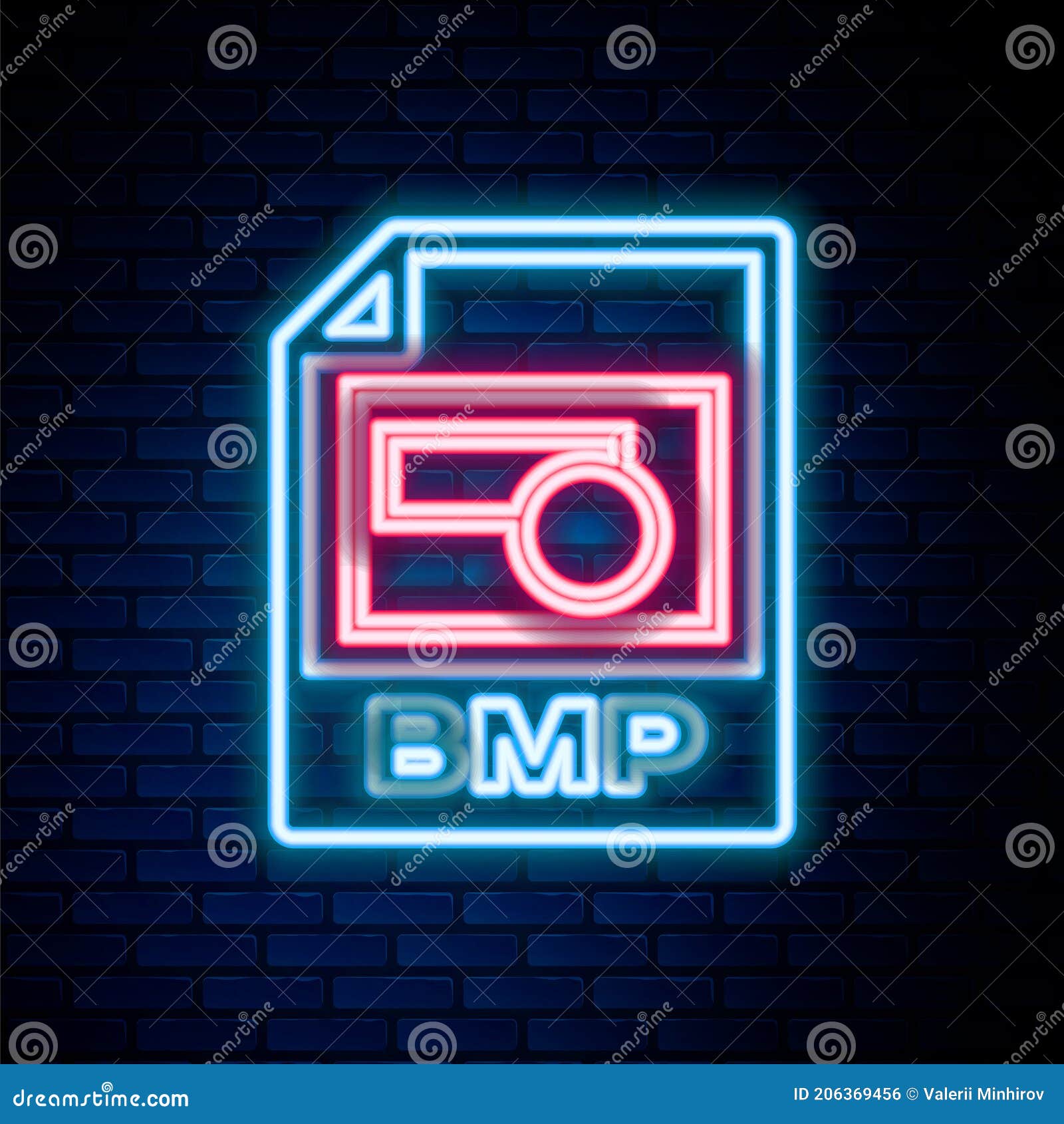 Glowing Neon Line BMP File Document. Download Bmp Button Icon Isolated ... Glowing Neon Line BMP File Document. Download Bmp Button Icon Isolated ...