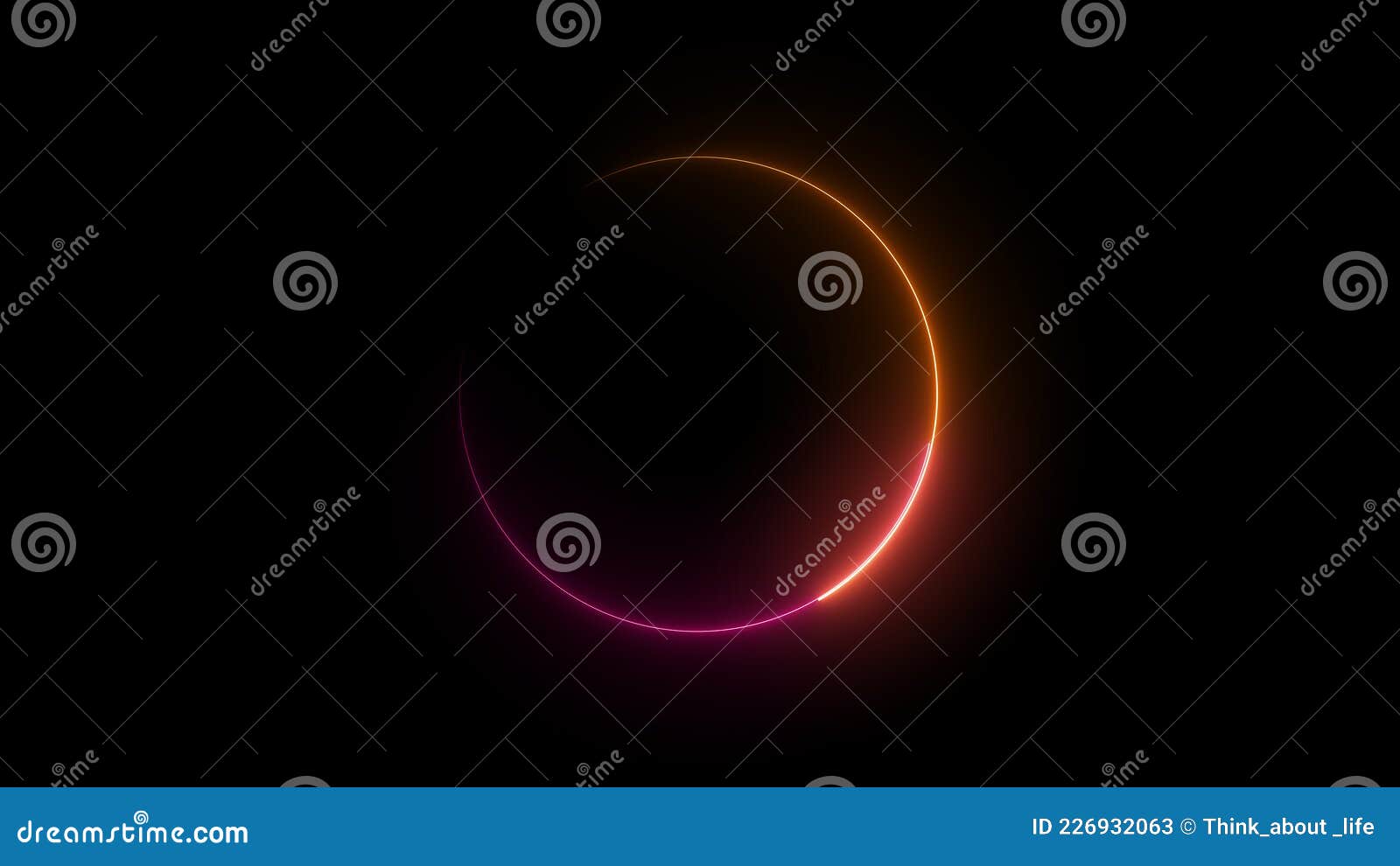 Circular Path Outline Infographic Vector Illustration | CartoonDealer ...