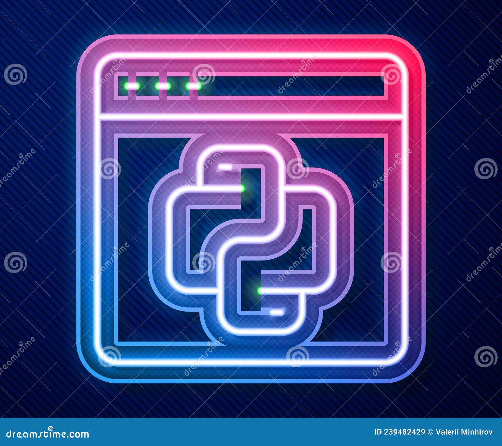 Glowing Neon Line Python Programming Language Icon Isolated on Blue ... Glowing Neon Line Python Programming Language Icon Isolated on Blue ...