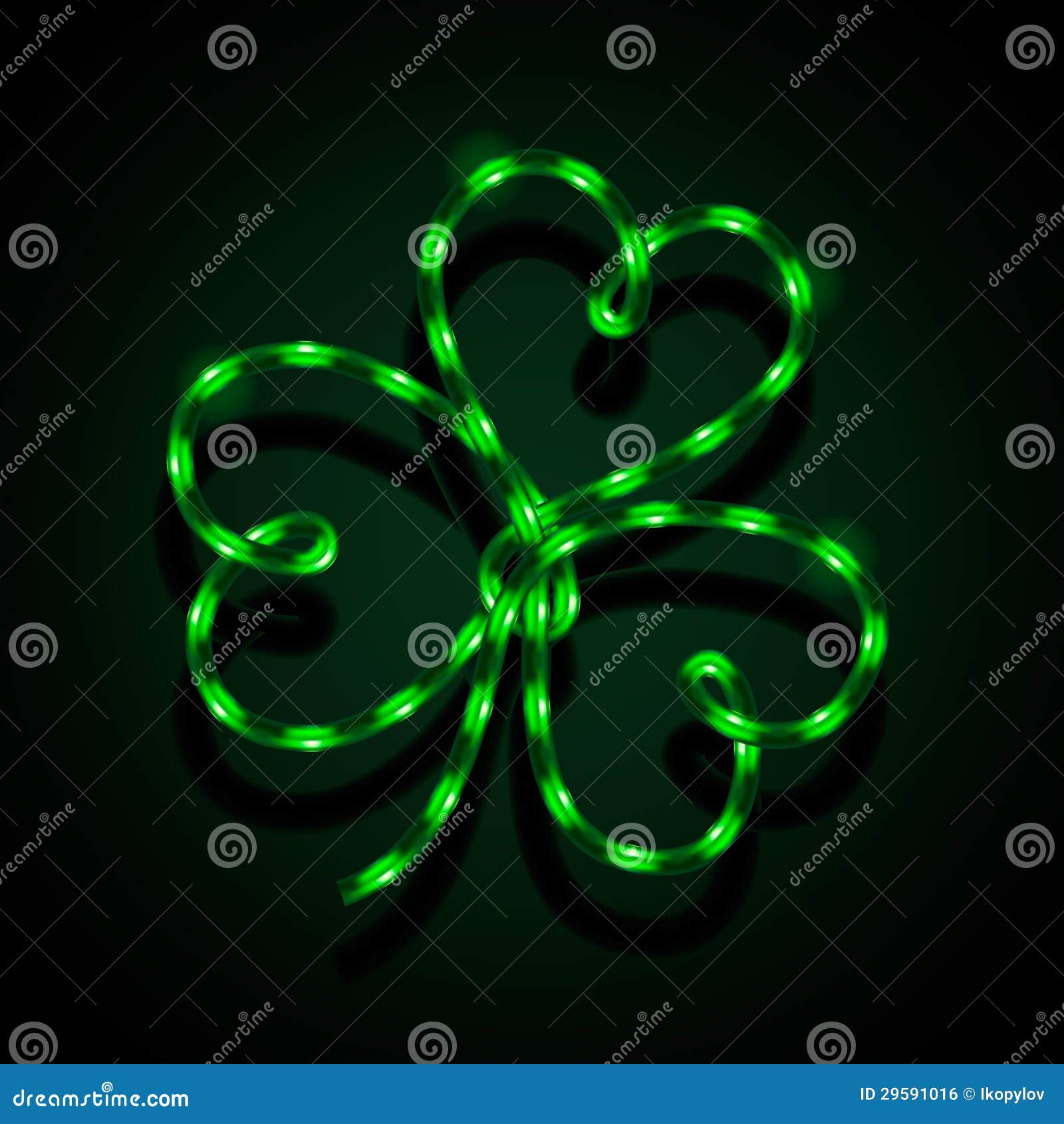 Glowing Shamrock Stock Image | CartoonDealer.com #140334763
