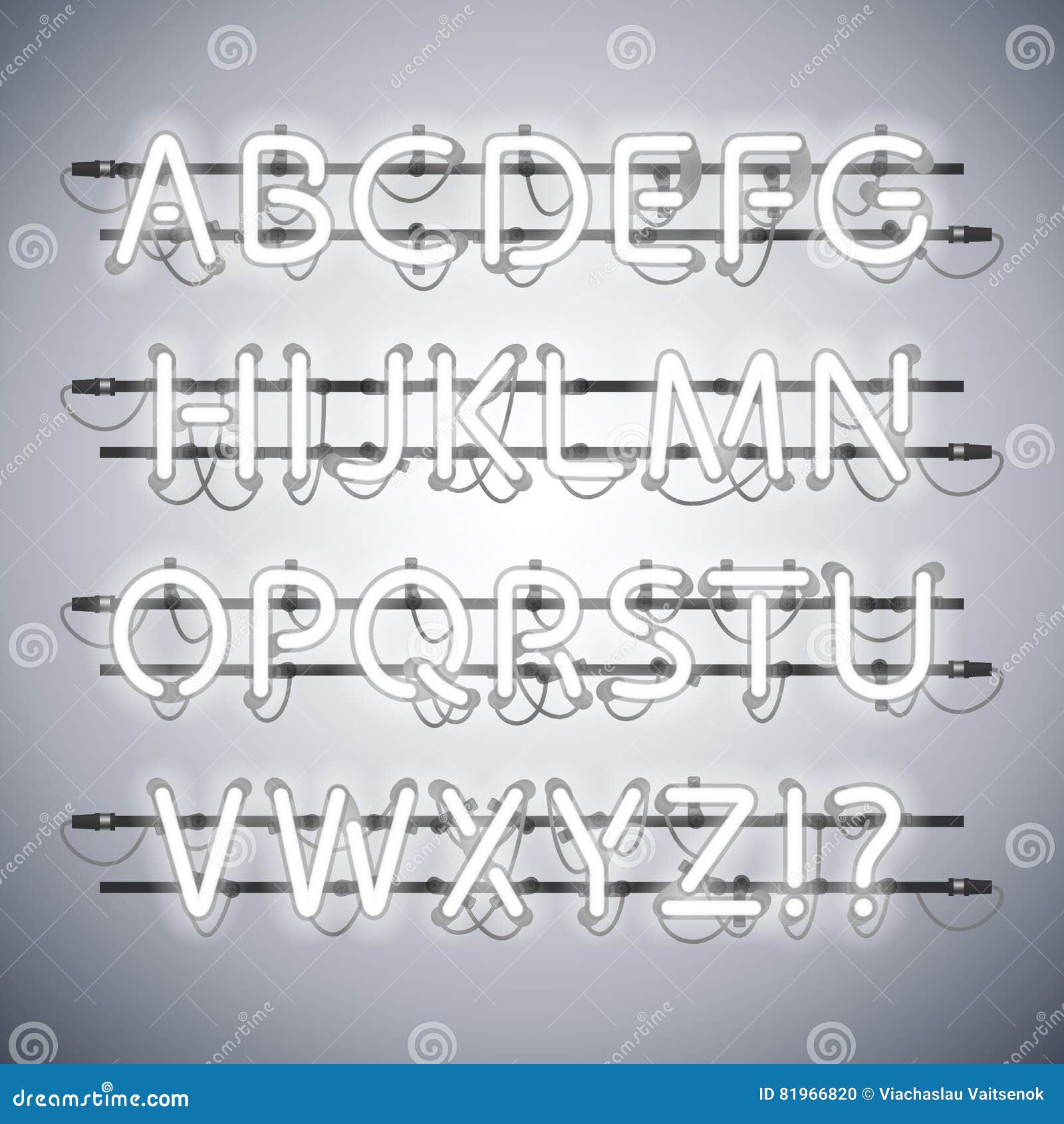 Silver Alphabet. 3d Text Templates Realistic Luxury Gradients Letters ...