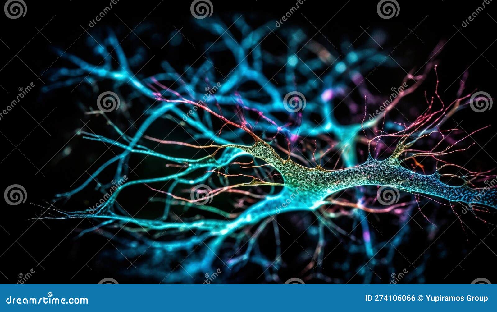 Glowing Nerve Cells Communicate through Synaptic Connections Generated ...