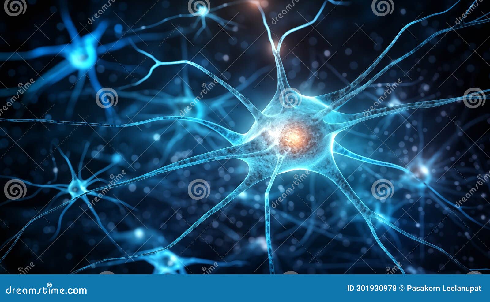 Neurotransmitter Process With Synapse, Vesicle And Receptors Outline ...