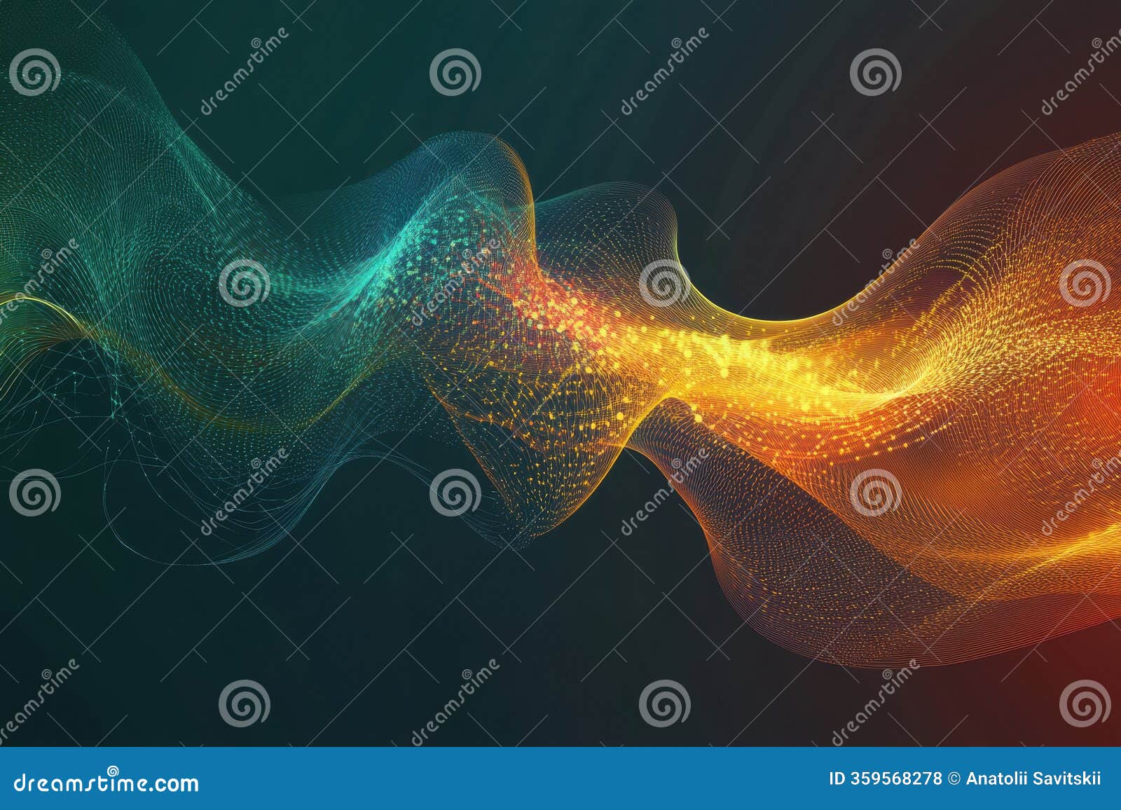 Scientific Depiction of the Brain and Nervous System with Glowing ...