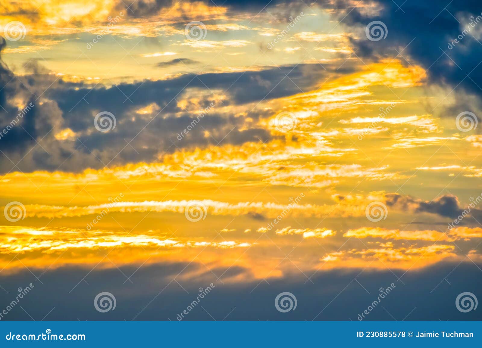 Glowing Orange and Grey Sunset Sky Stock Photo - Image of colours, haze ...