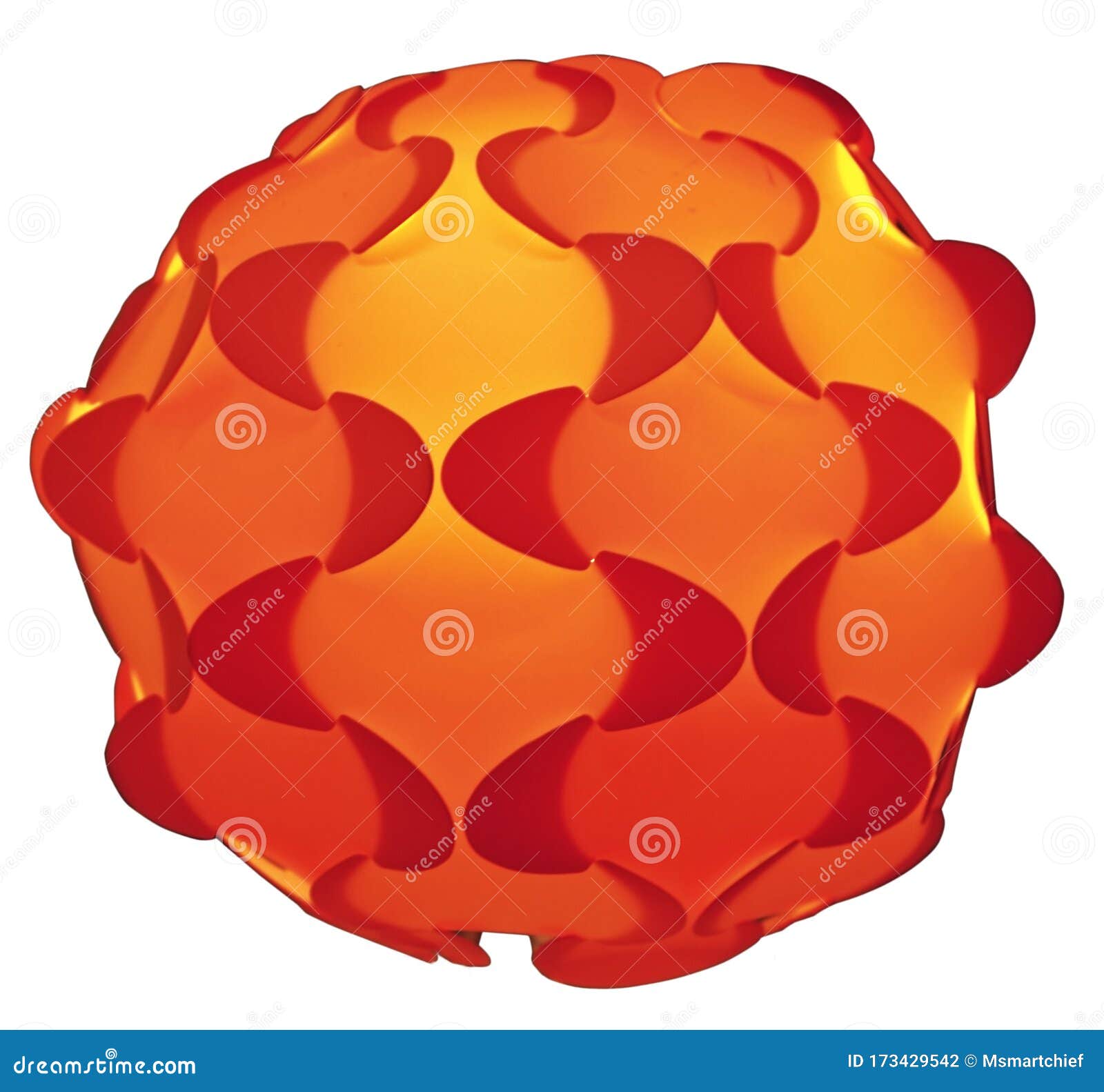 Glowing Orange Object stock photo. Image of science - 173429542