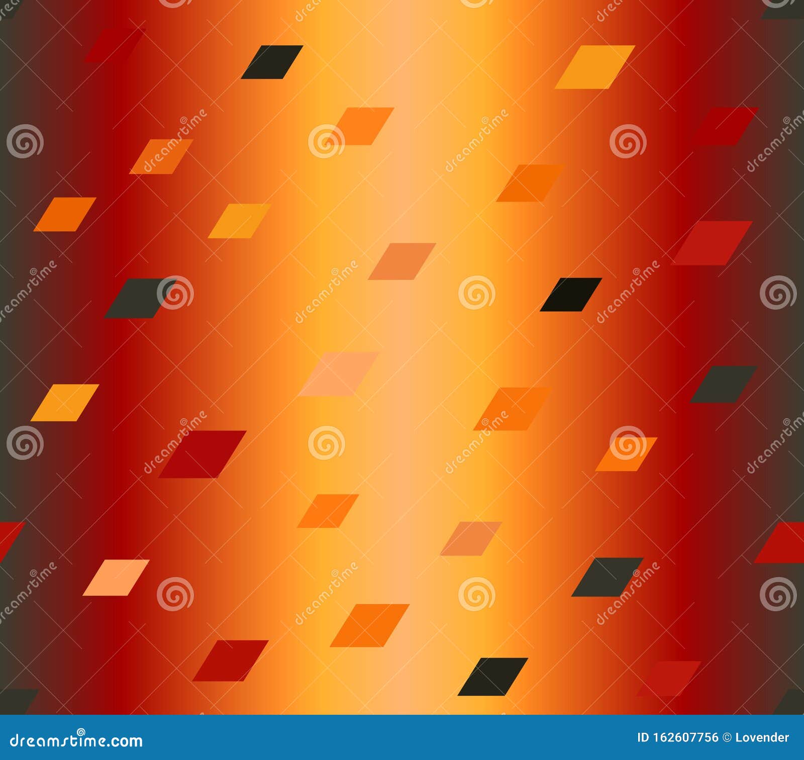 Orange Parallelogram Basic Simple Shapes Isolated On White Background ...