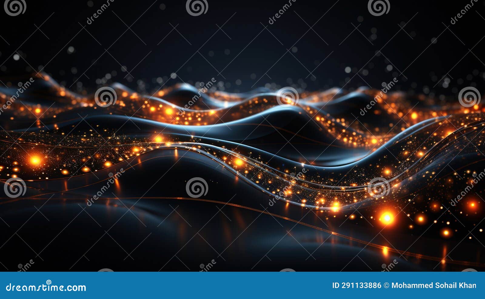 A Glowing Particle and Binary Wave Pattern on Selective Focused ...