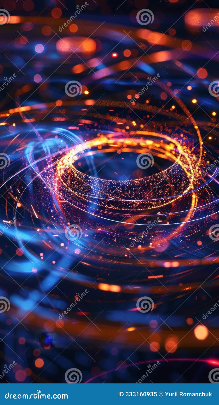 Photon Flux Visualization A Hightech Digital Showcasing A Complex Fiber ...