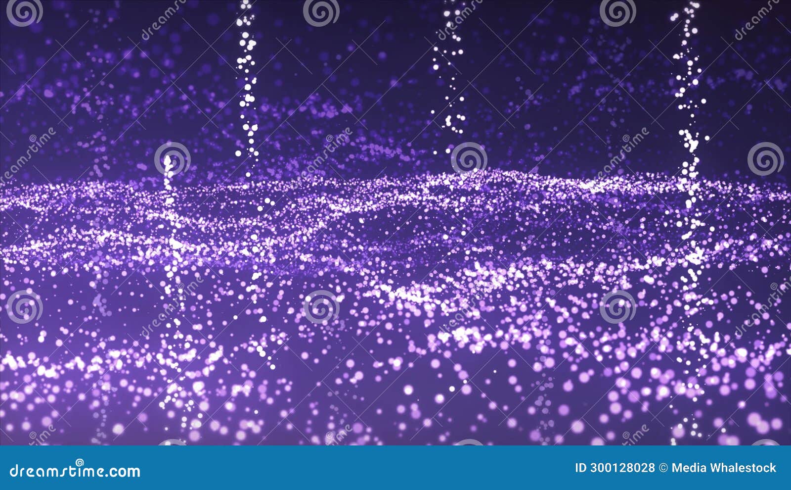 Glowing Particles Dynamic Background, Science Fiction or Microcosm ...
