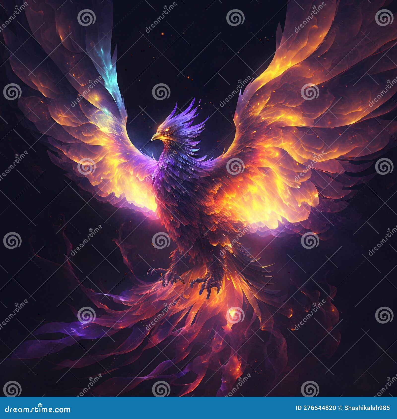 Mythical Phoenix Wallpaper