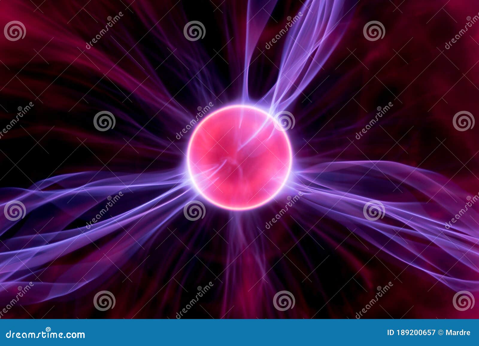 Glowing plasma sphere stock illustration. Illustration of abstract ...