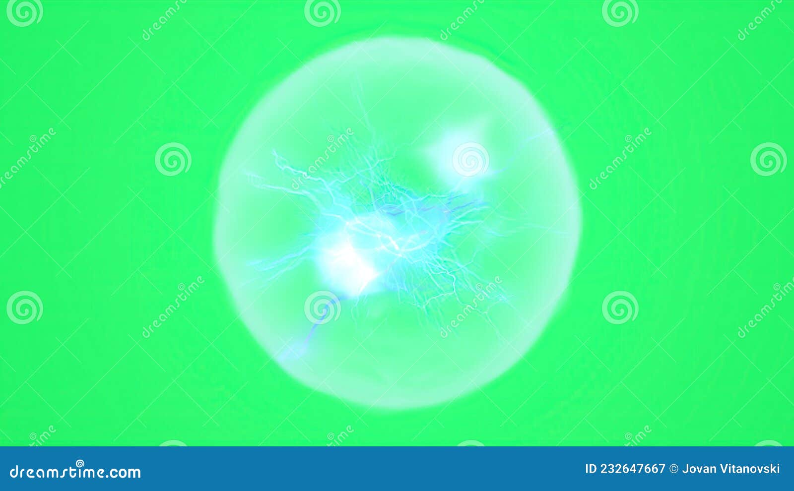 Glowing Plasma Background on Green Screen Stock Illustration ...