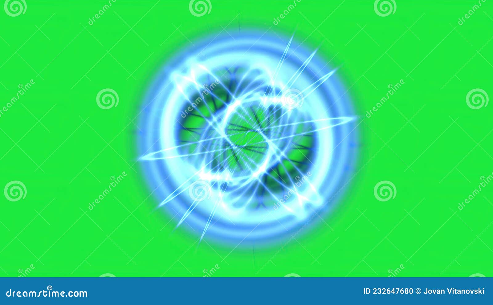 Glowing Plasma Background on Green Screen Stock Illustration ...