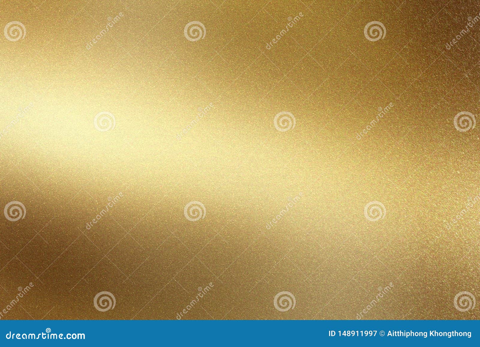 Glowing Polished Golden Metal Wall Surface, Abstract Texture Background ...
